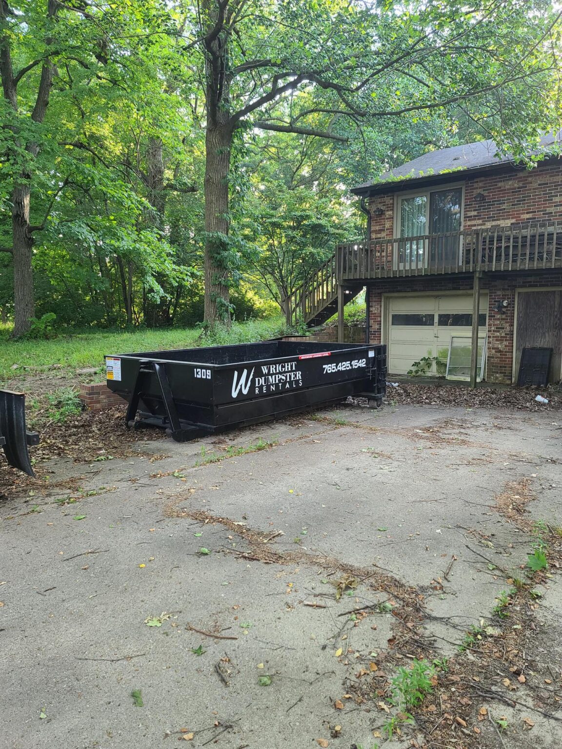 Residential Dumpster Rental in Anderson IN | Wright Dumpster